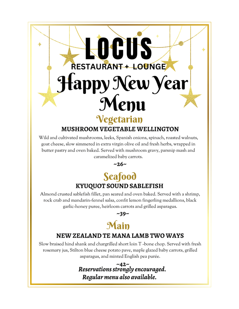 Locus Restaurant + Lounge – A Vancouver Main Street Original